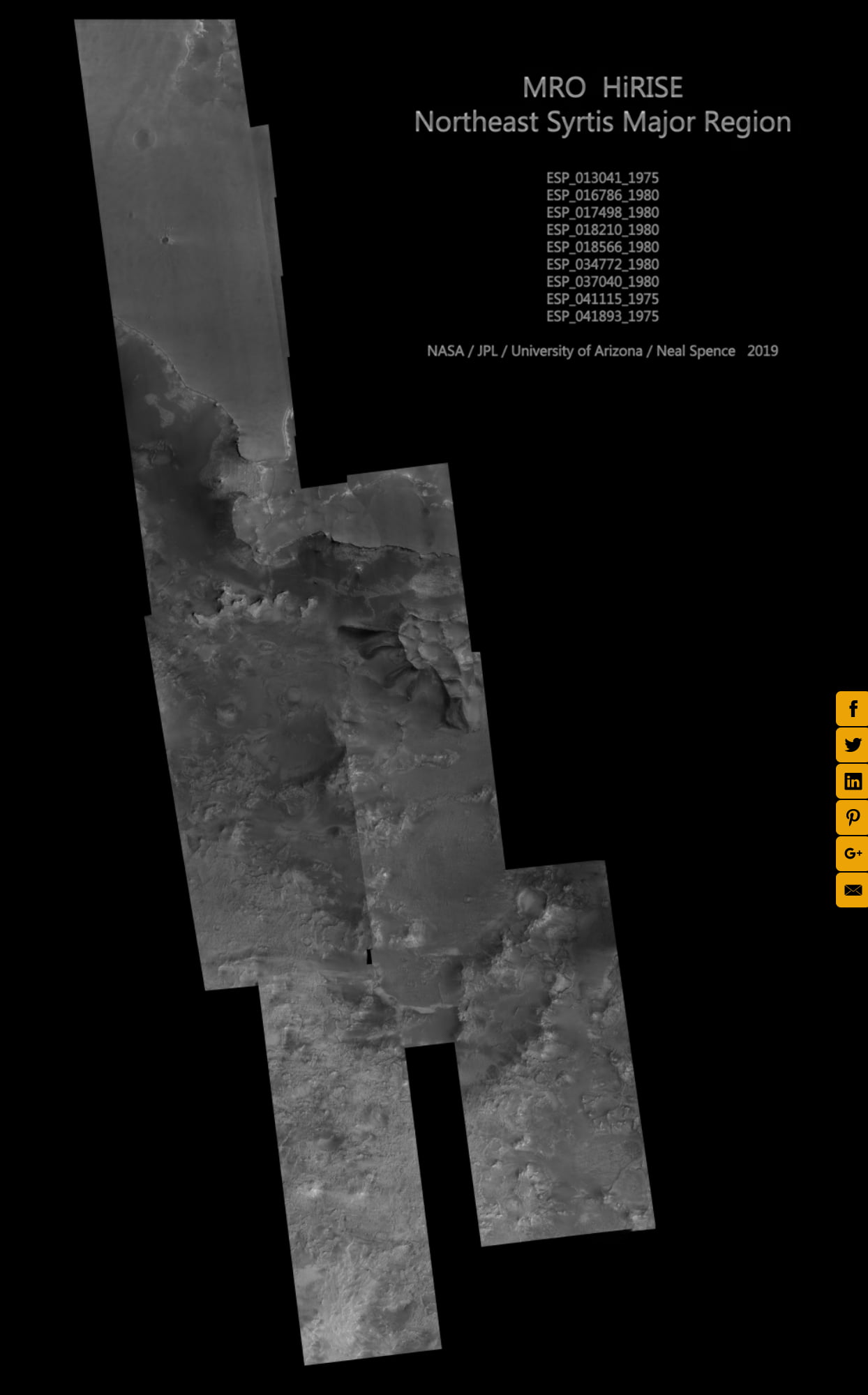 MRO / HiRISE : "North East Syrtis Major" Mosaic