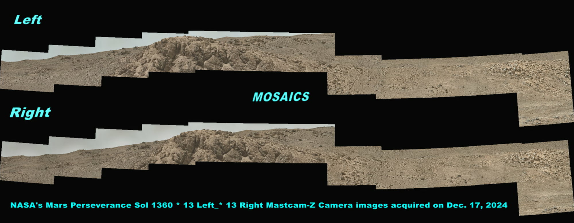 Mars Perseverance Sol 1360