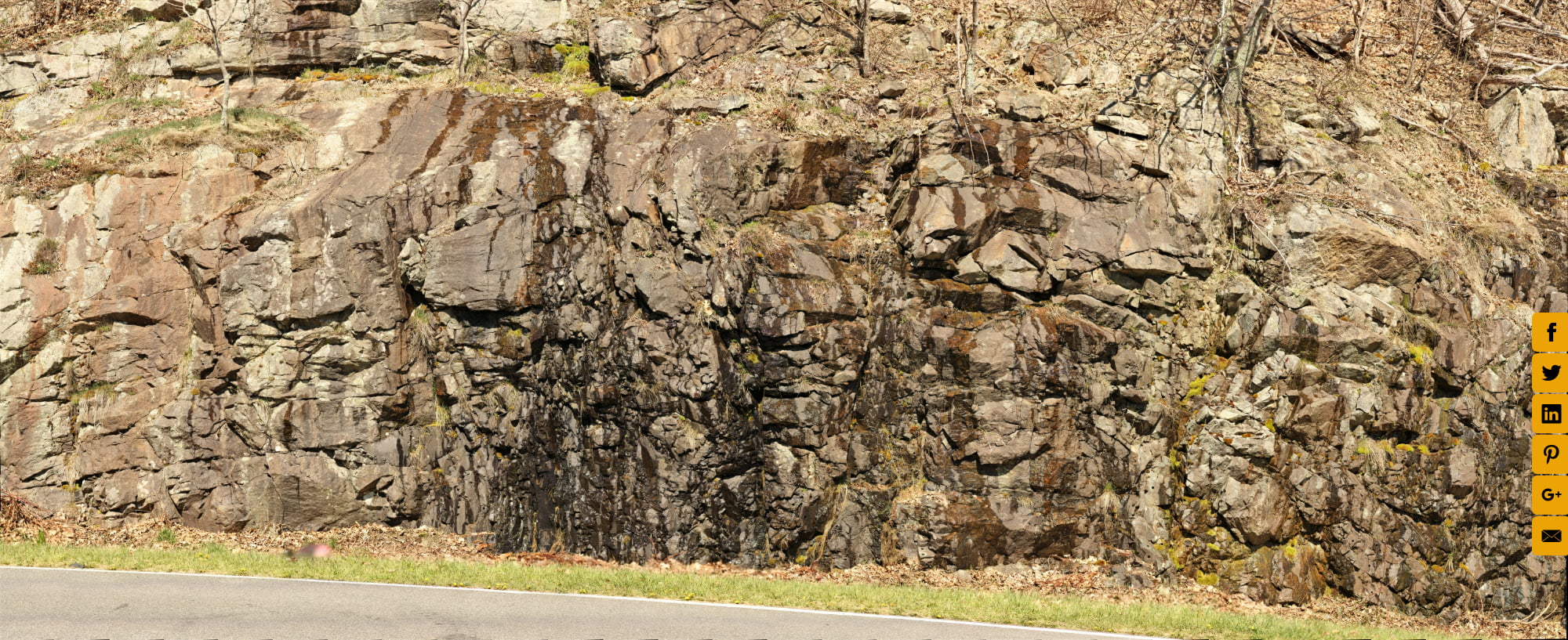 Feeder dike(s) of the Catoctin Formation, exposed at Little Devil's ...