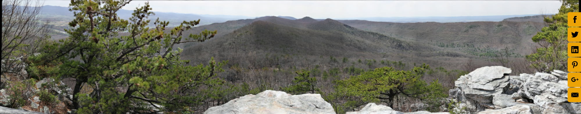 View SSW from Duncan Knob, George Washington National Forest, Virginia