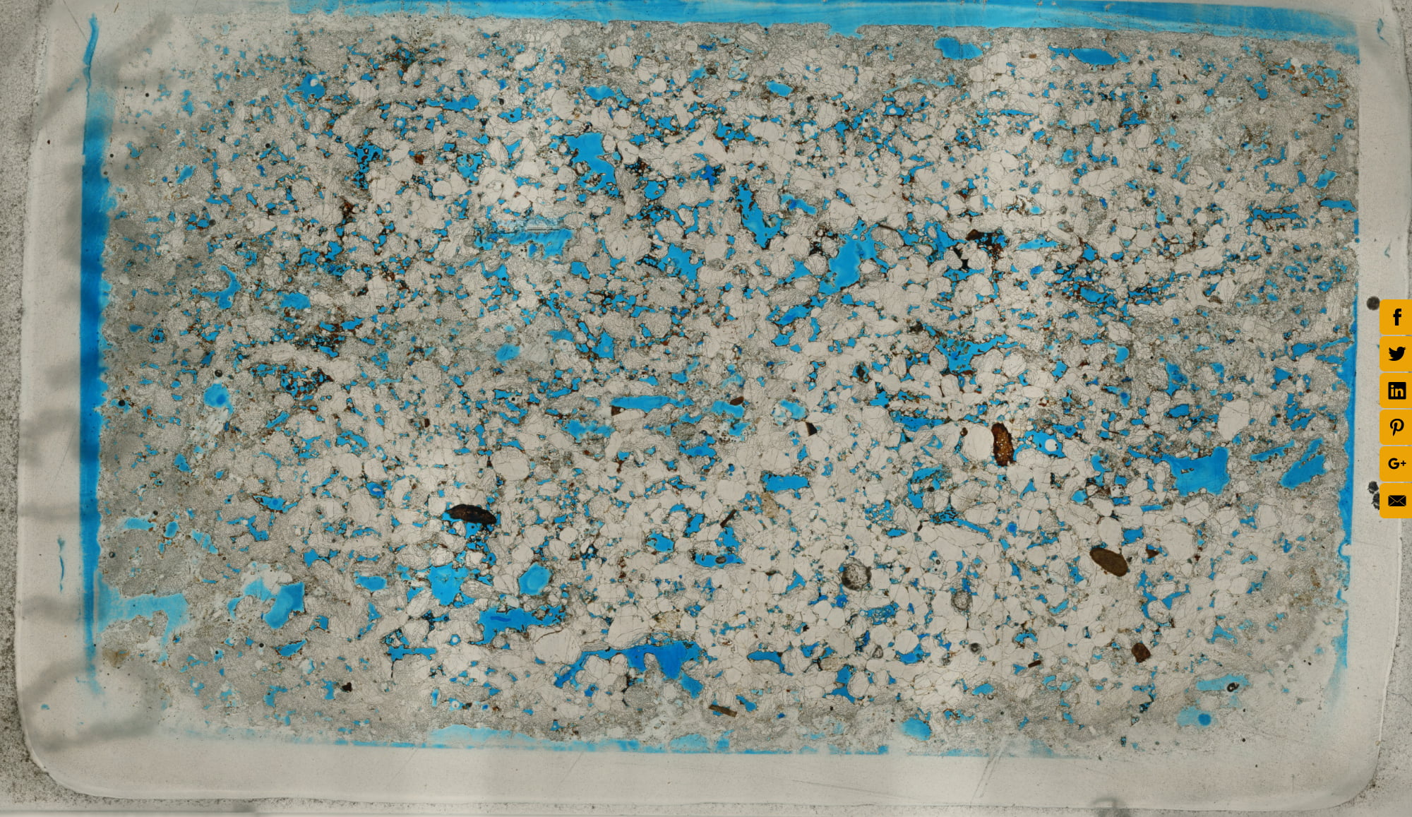 Oriskany sandstone, plane polars