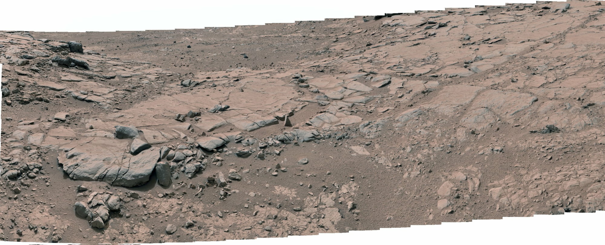 Mars Curiosity rover sol 186MR Panorama