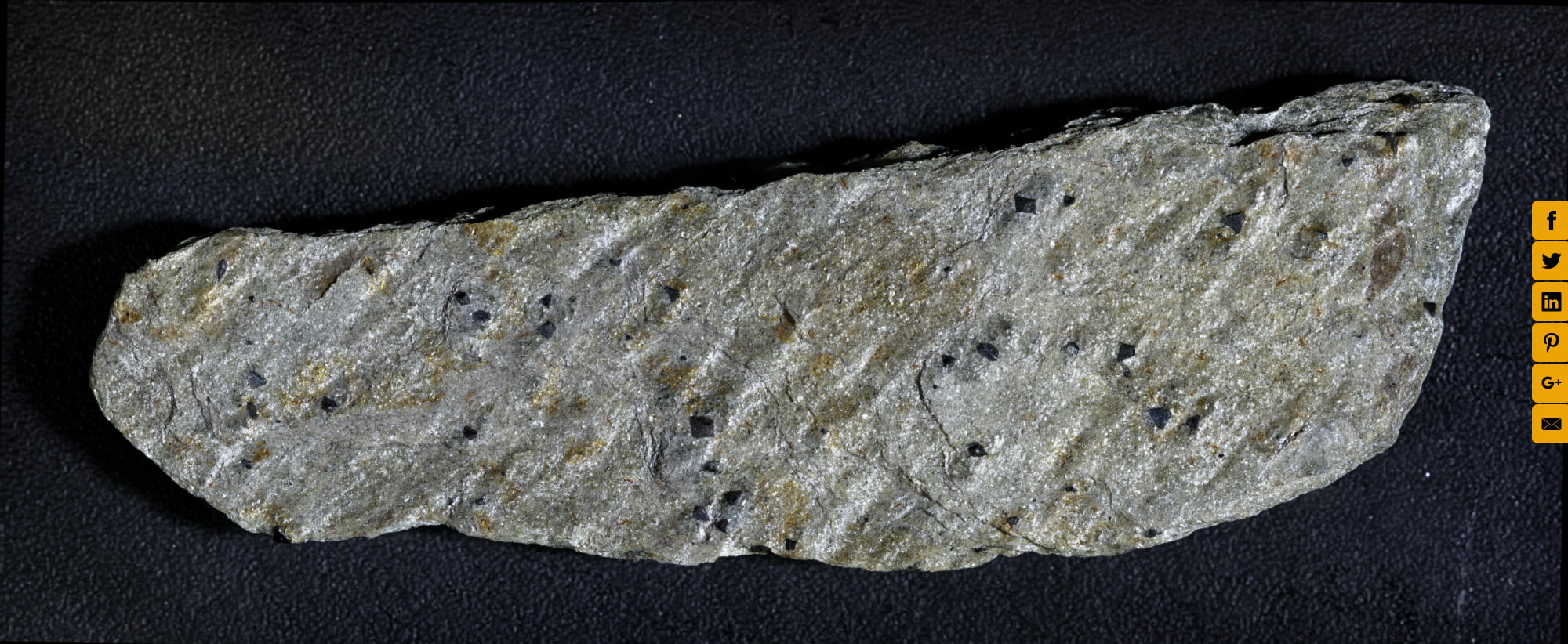 Metamorphic Rock: Magnetite muscovite schist