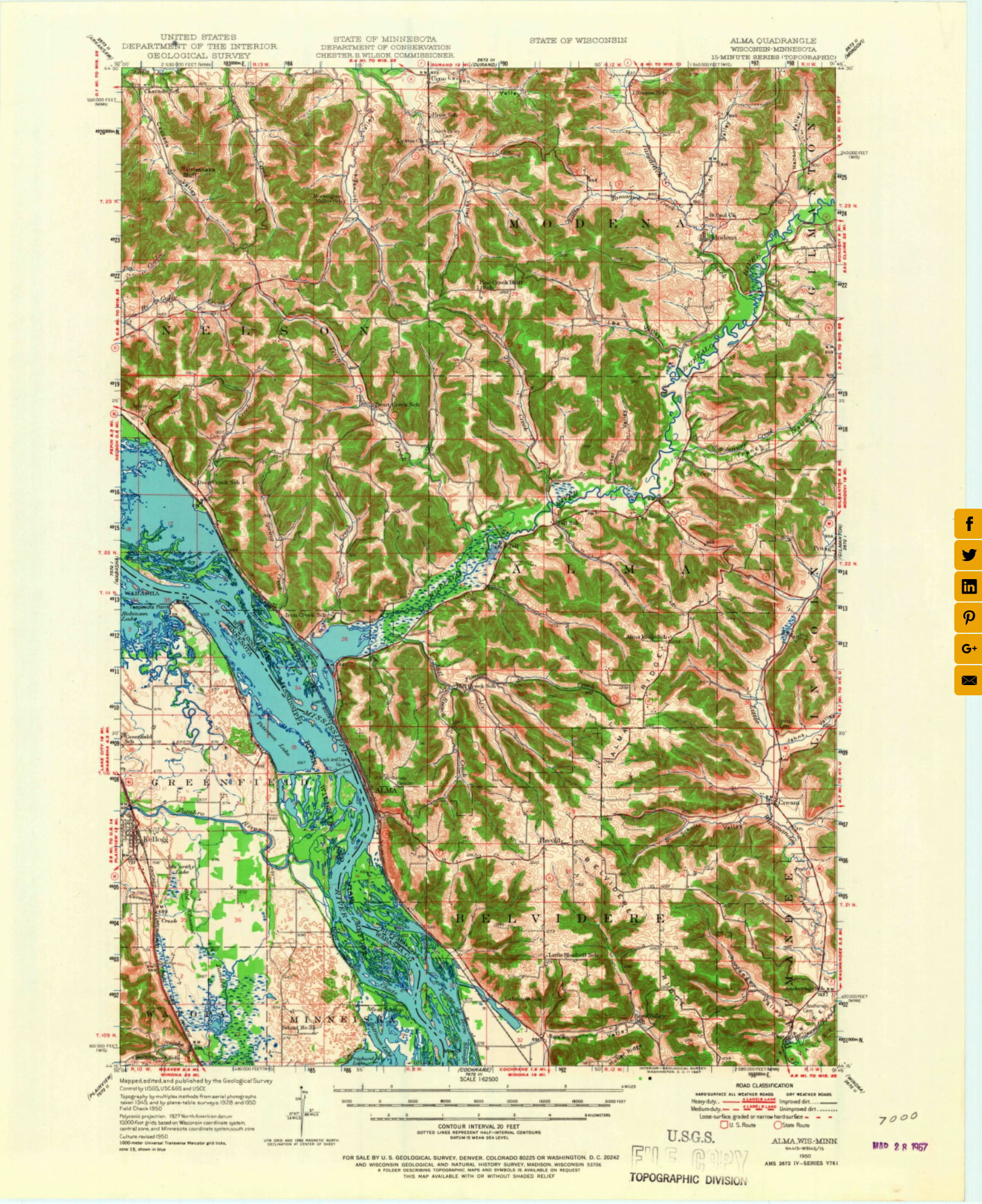 Alma, Wisconson-Minnesota