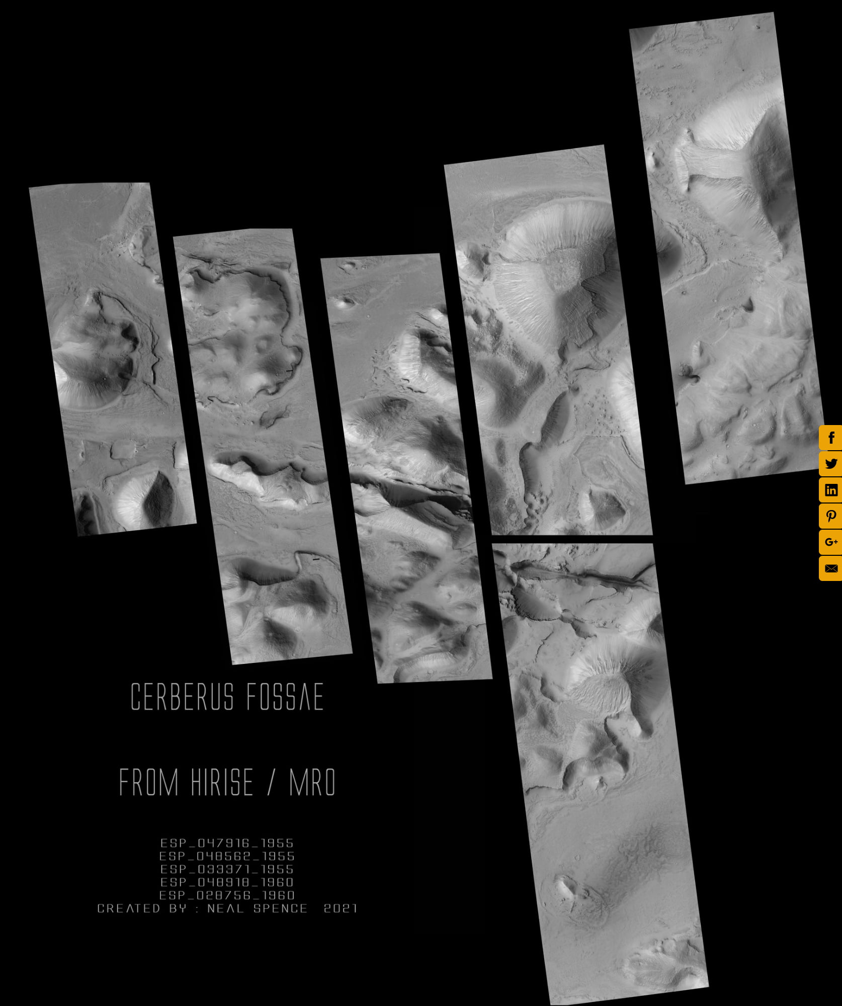 HiRISE / MRO : Cerberus Fossae Composite