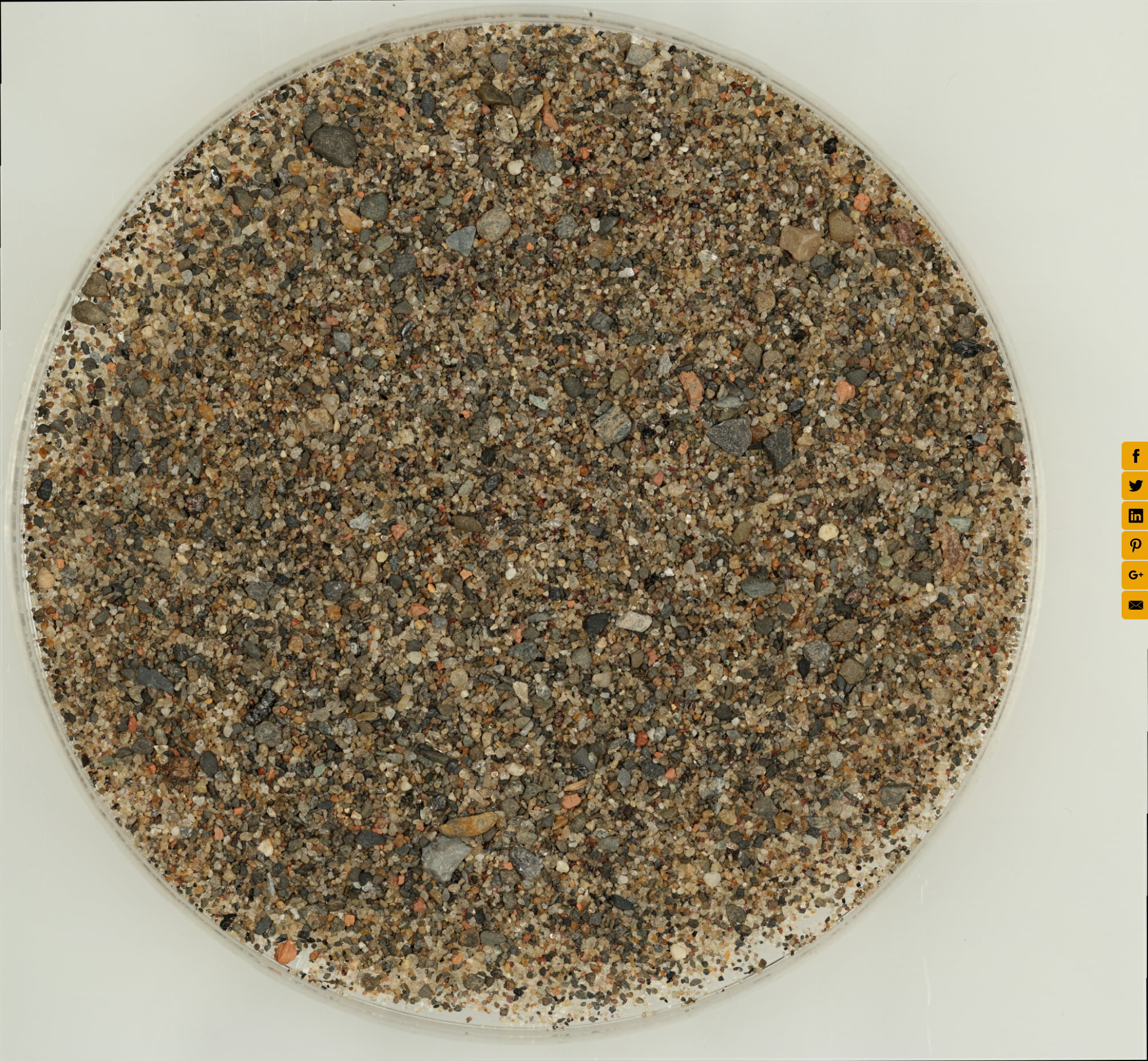 Sand from the Hudson River at Stuyvesant, New York