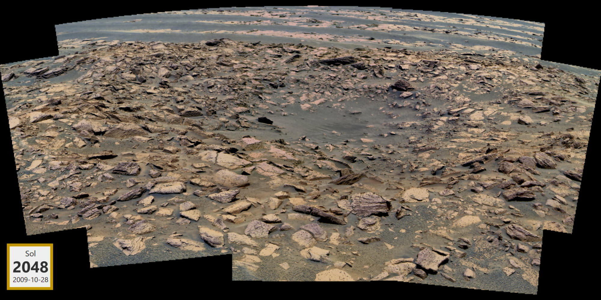 Mars Opportunity rover sol 2048