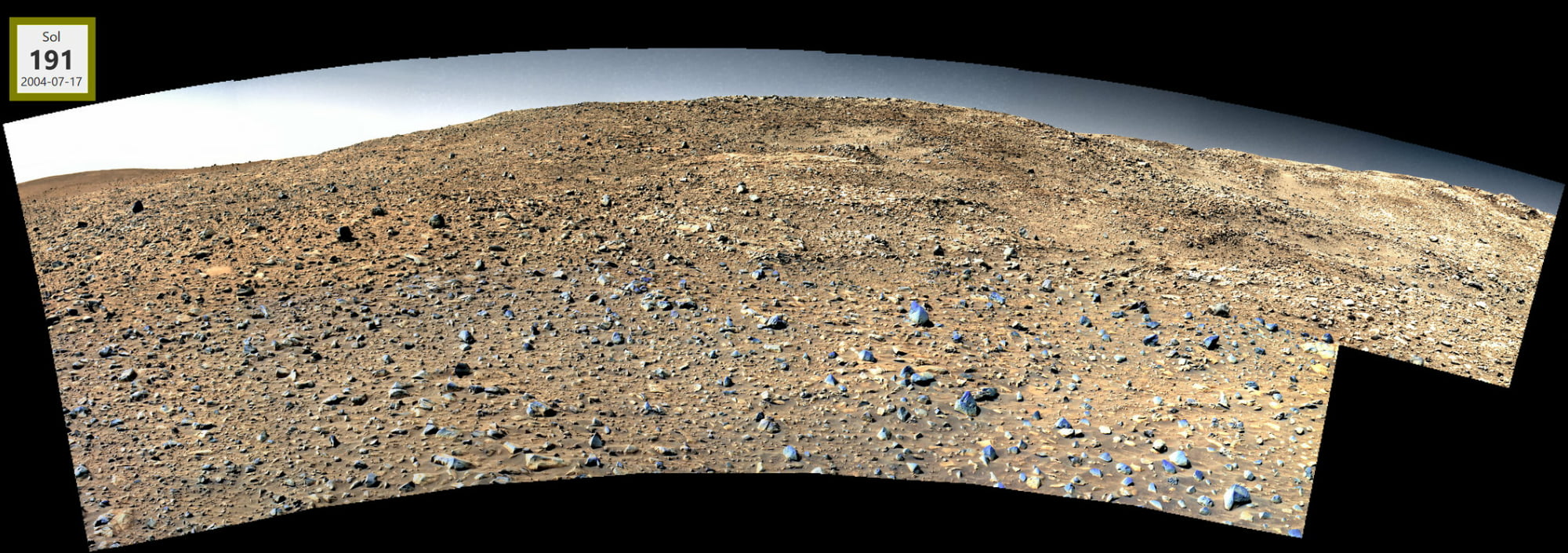 Mars Spirit rover sol 191~45 images
