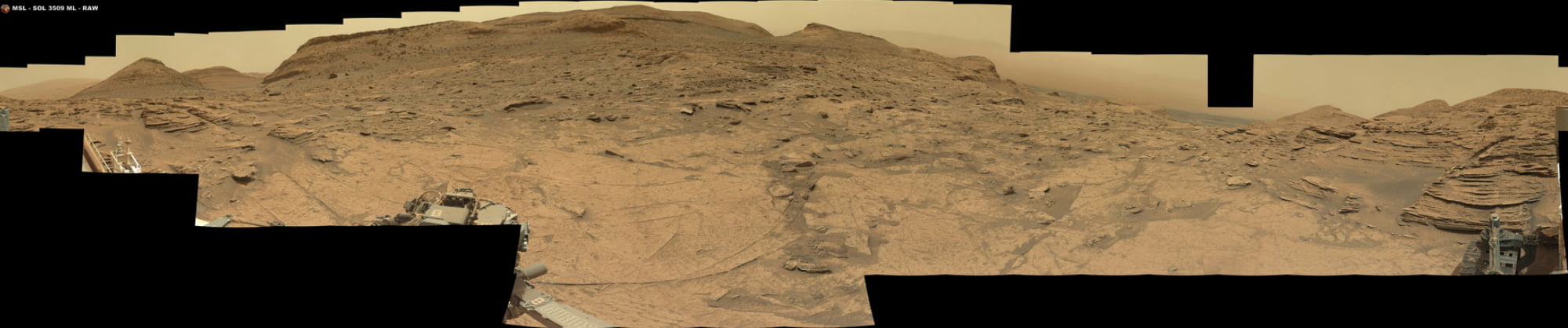 MSL SOL 3509 ML (RAW 2) View of Mars 2022 Sphinx - ArtAlienTV-Gigapans
