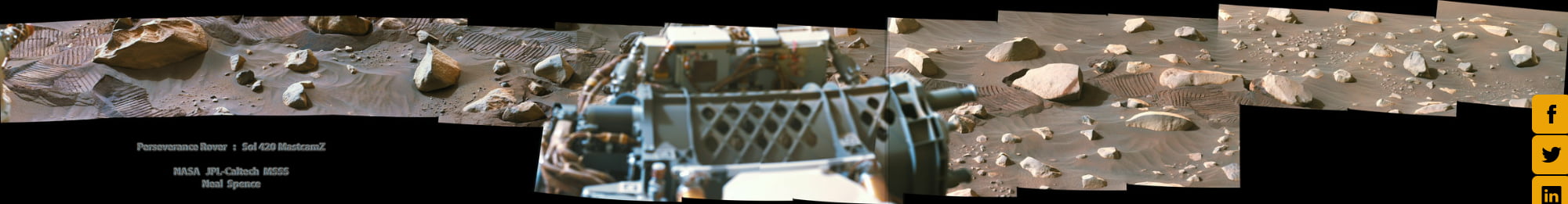 Perseverance Rover - Sol 420 MastcamZ