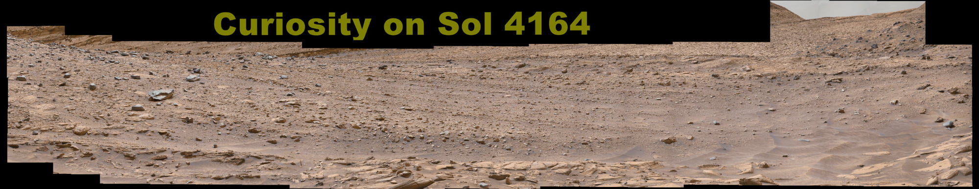 Curiosity on Sol 4164