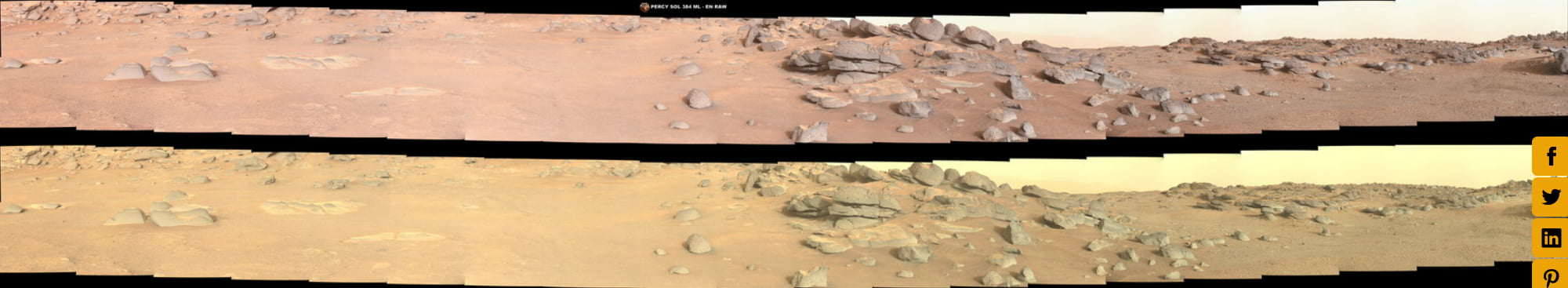 Perseverance SOL 384 ML (EN RAW) ArtAlienTV-Gigapans