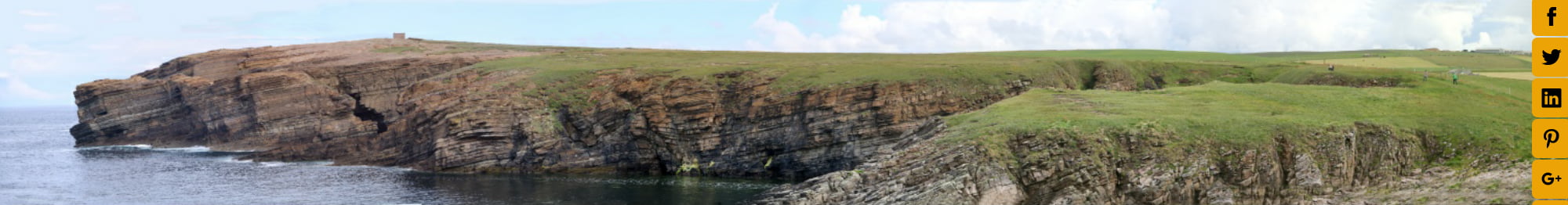 Lake strata, Yesnaby Coast, Orkney
