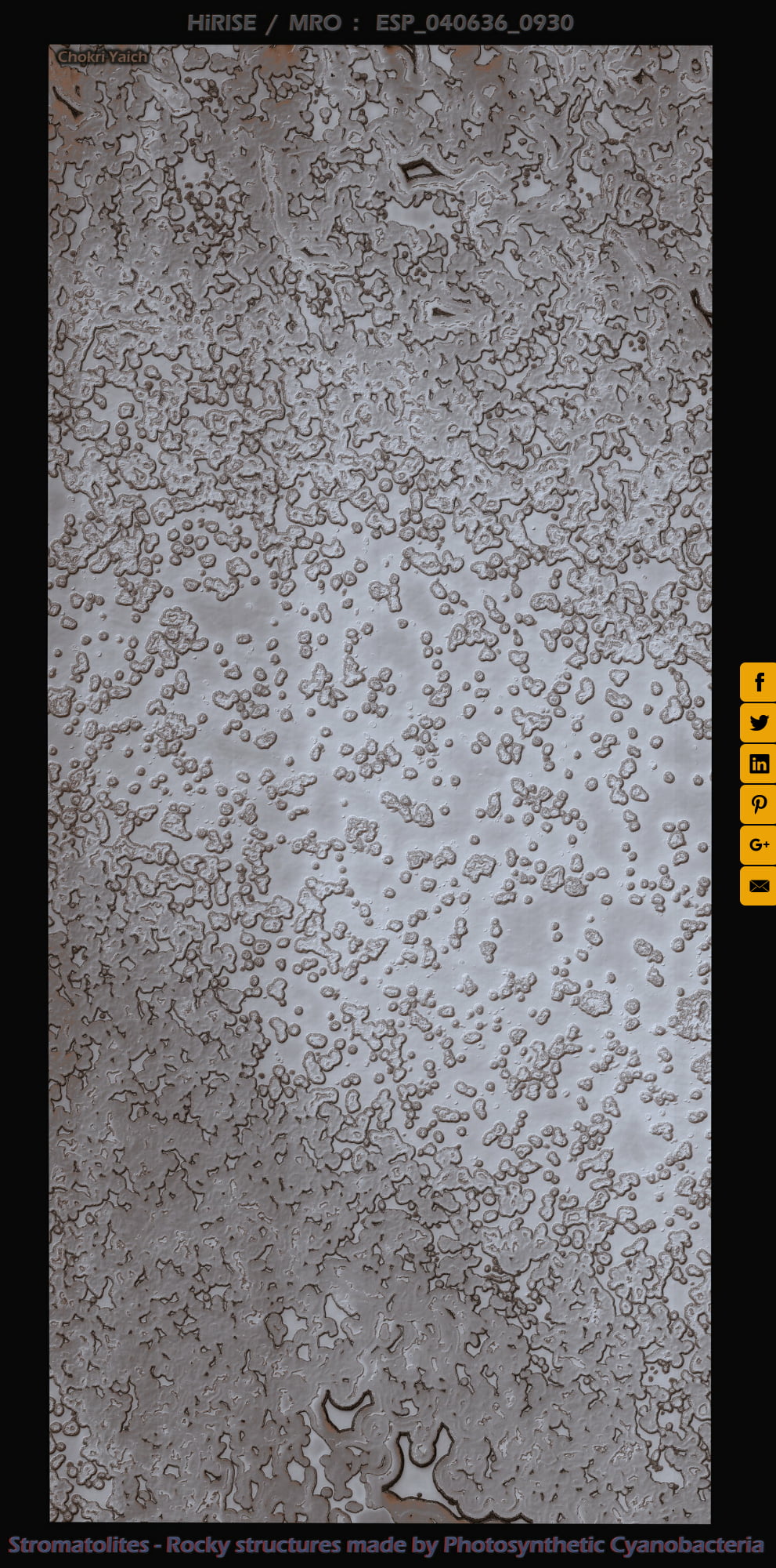 MRO / HiRISE - ESP_040636_0930 "Swiss Cheese Terrain"