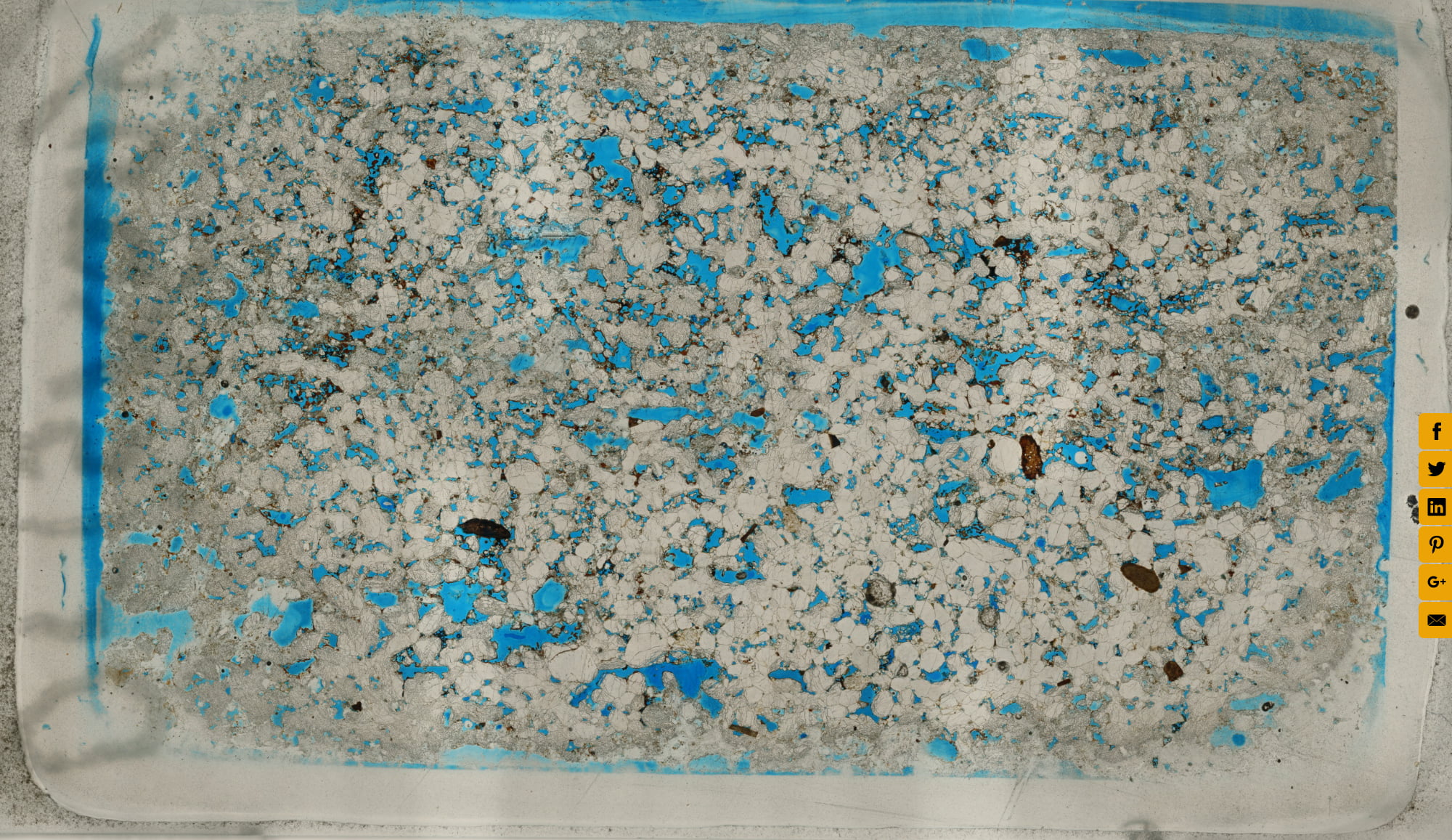 Oriskany sandstone, plane polars