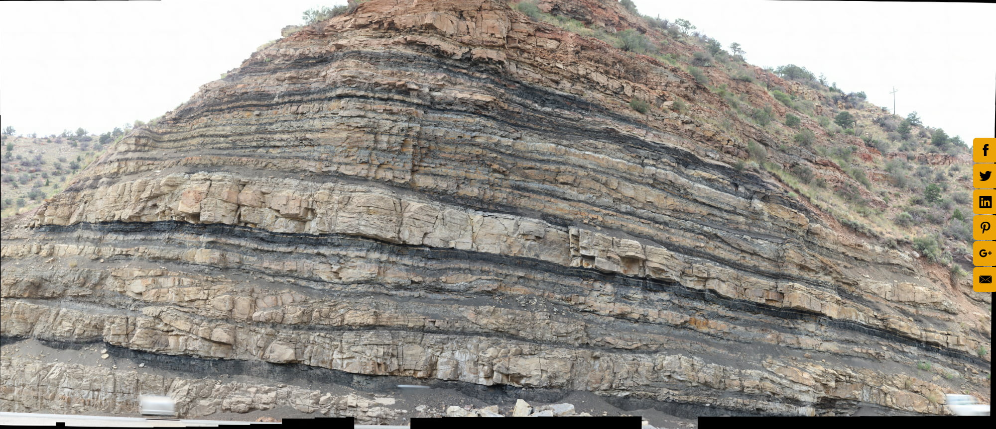 Castle Gate and Blackhawk Formation Outcrop, UT