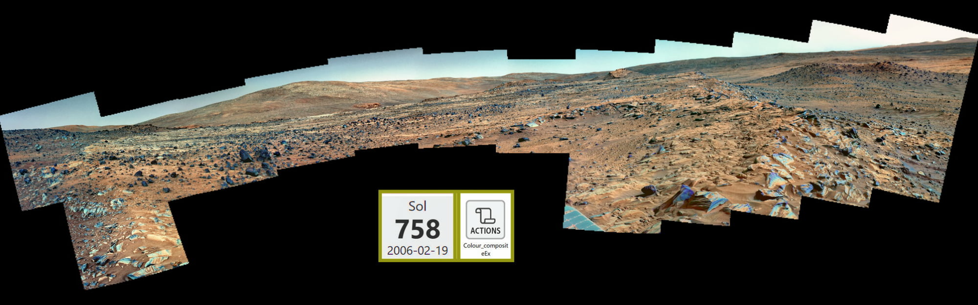 Spirit rover sol 758 ~ 54 images