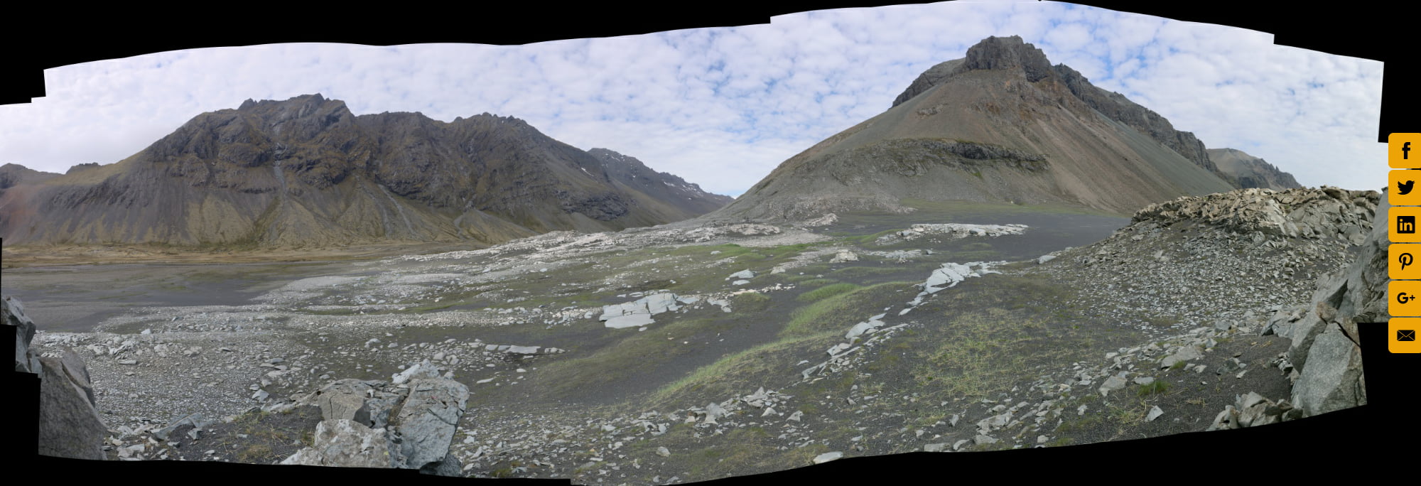 Felsite intrusion, Iceland