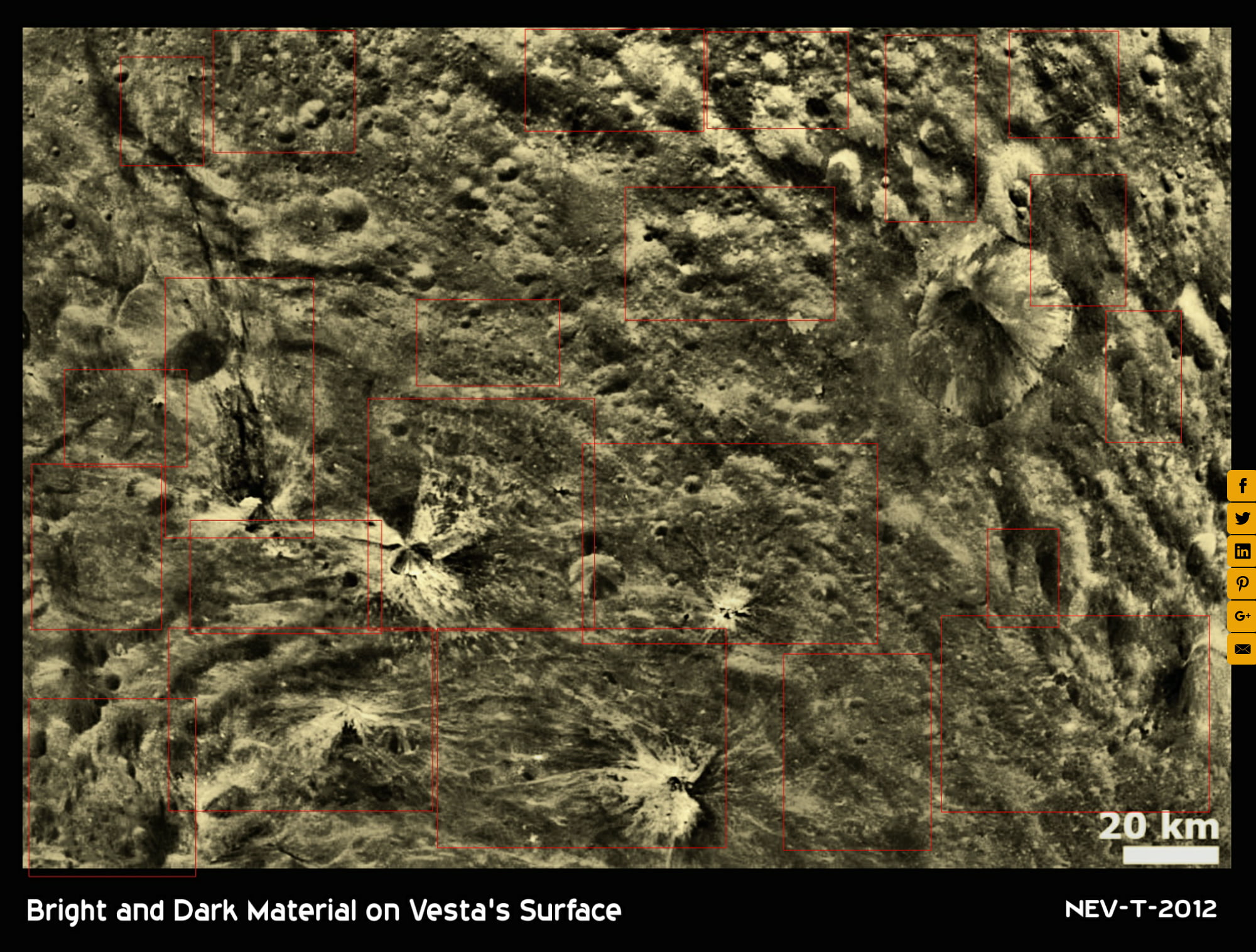 Bright and Dark Material on Vesta's Surface