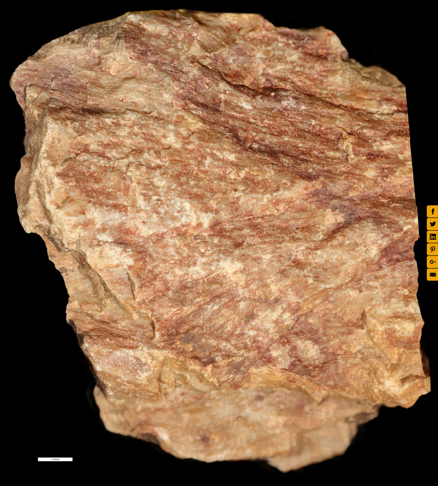 Shatter cones, Vredefort impact structure, South Africa