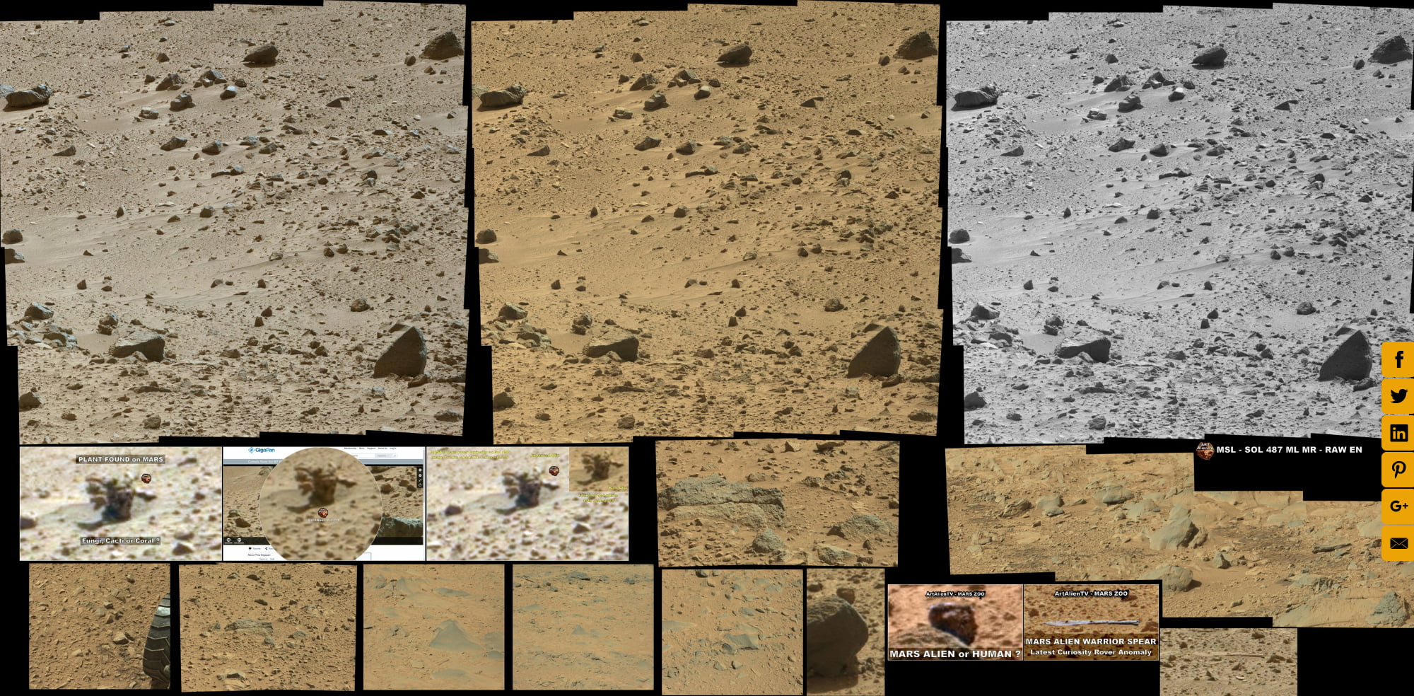 MSL SOL 487 MR (EN RAW) Mars Plant 2014 - ArtAlienTV-Gigapans