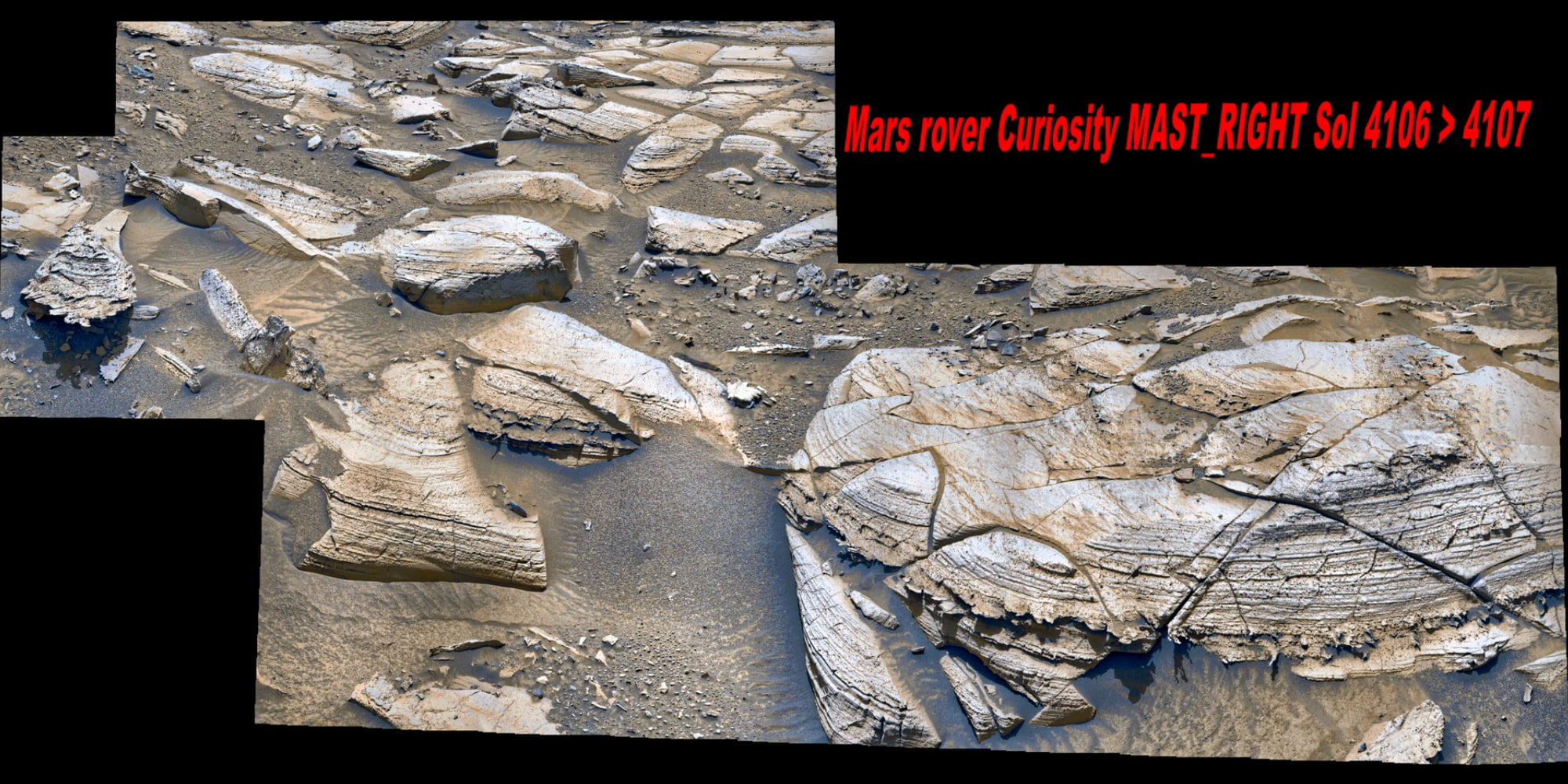 Curiosity on Sol 4106 - 4107