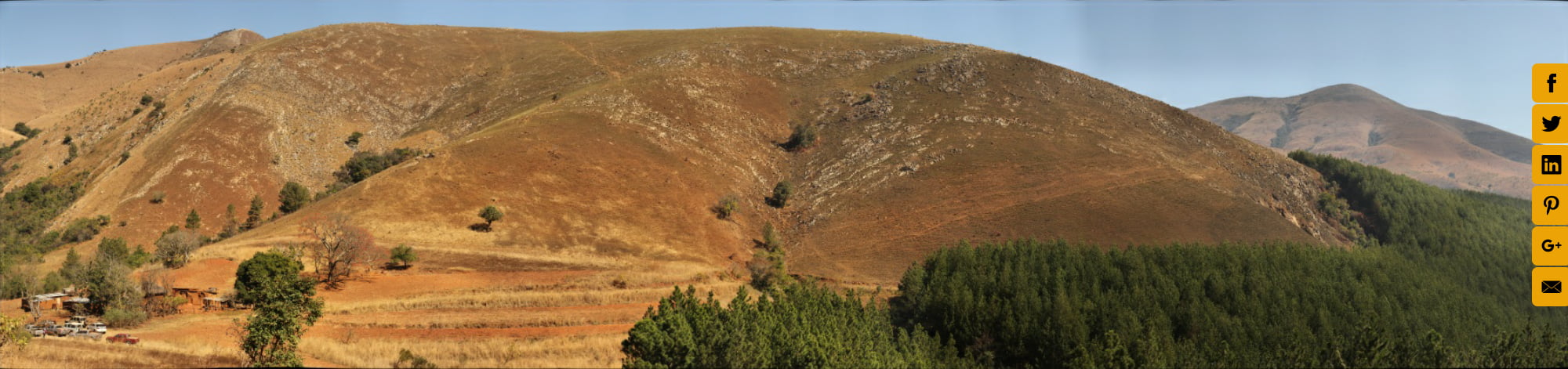 View across the Barite Valley to outcrops of the Mapepe Formation of ...