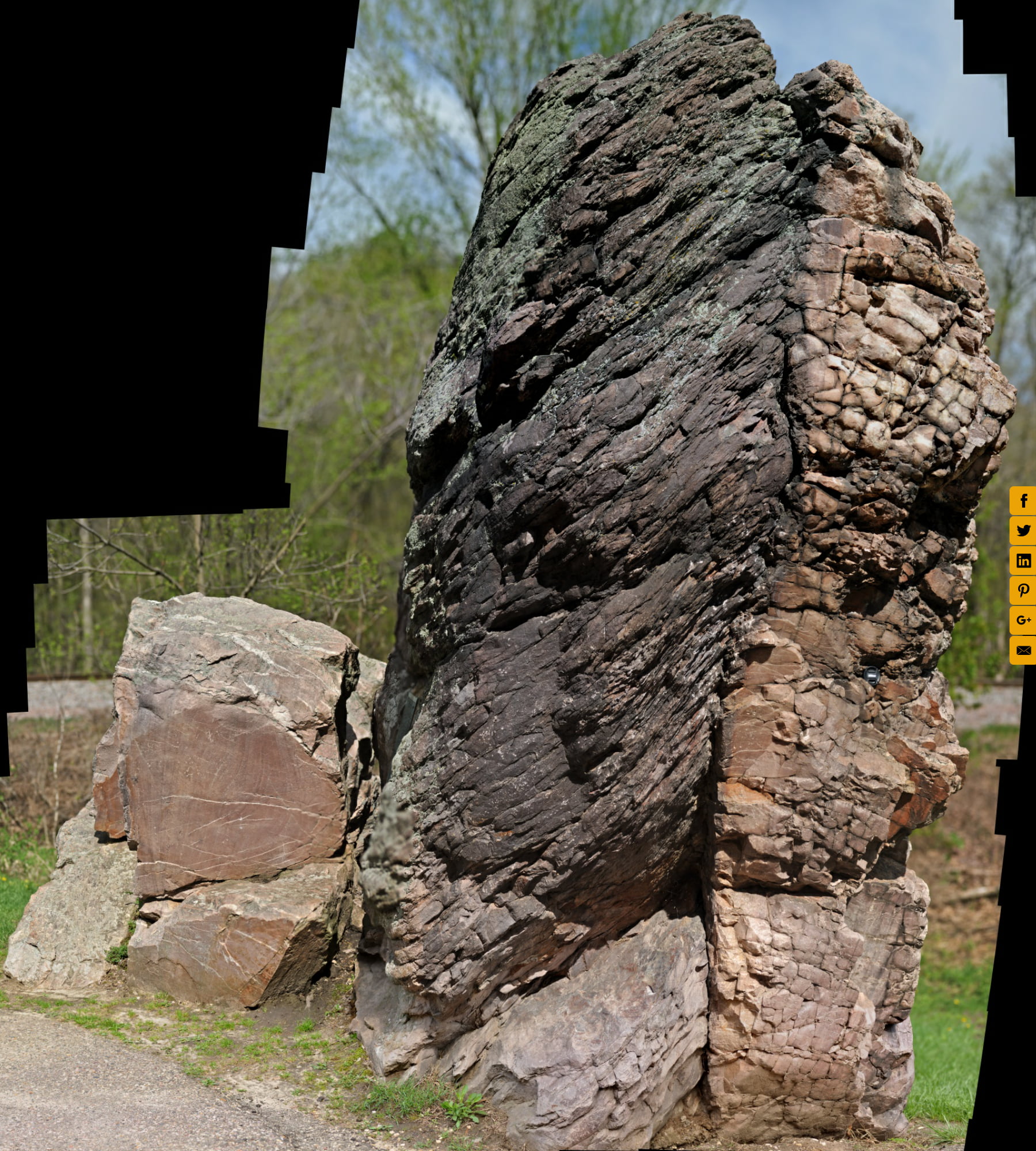 Baraboo Quartzite - Van Hise Rock