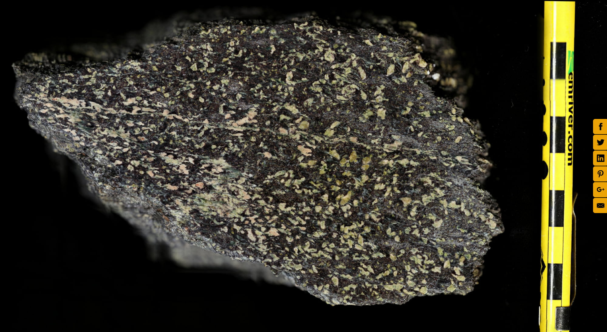 Meta-ignimbrite of the Catoctin Formation, near Linden, Virginia
