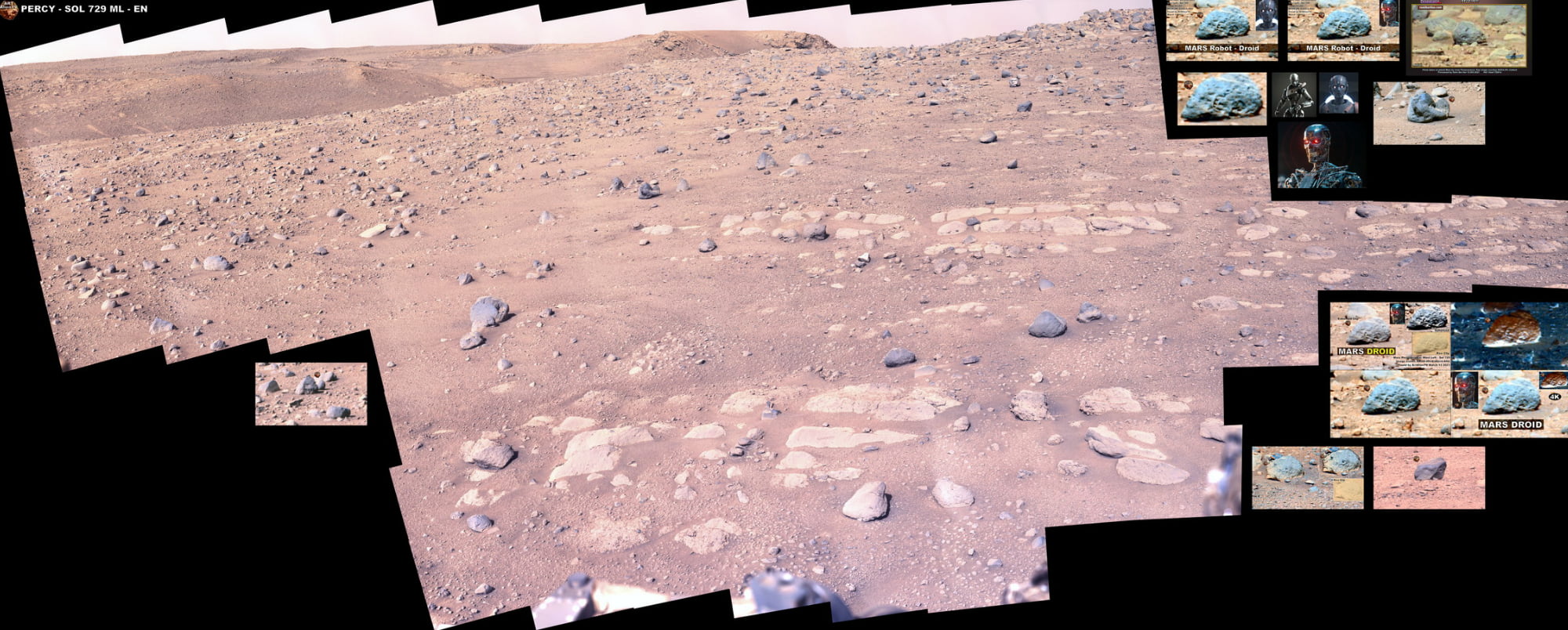 Perseverance SOL 729 ML (EN 80) MARS Robot Cranium / Droid - ArtAlienTV-Gigapans