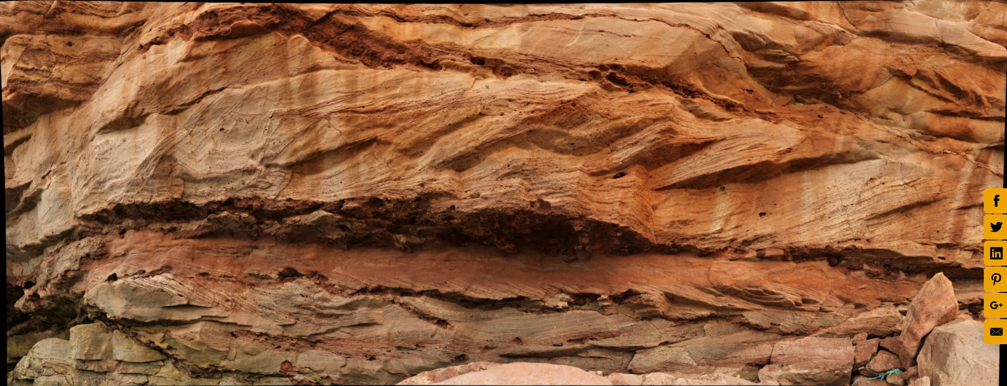 Old Red Sandstone, cliff at Dunbar, Scotland