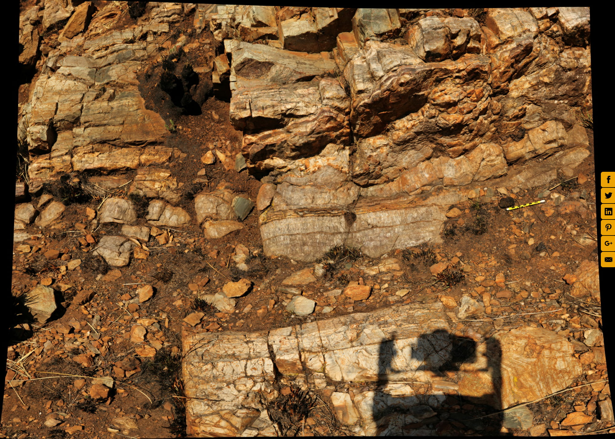Barite horizon, Mapepe Formation of the Fig Tree Group