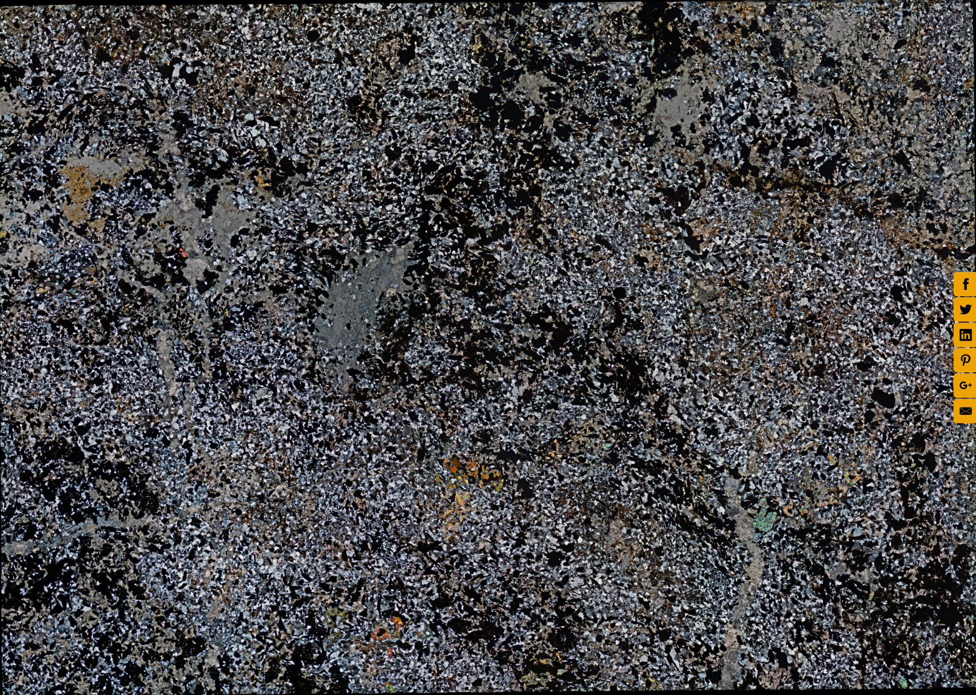 Graphite Schist, Crossed Polars