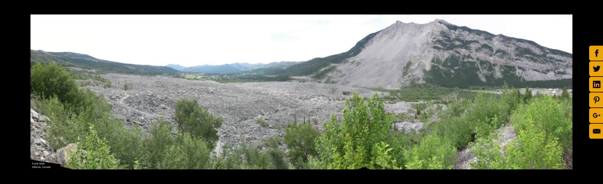 Frank Slide, Alberta, Canada