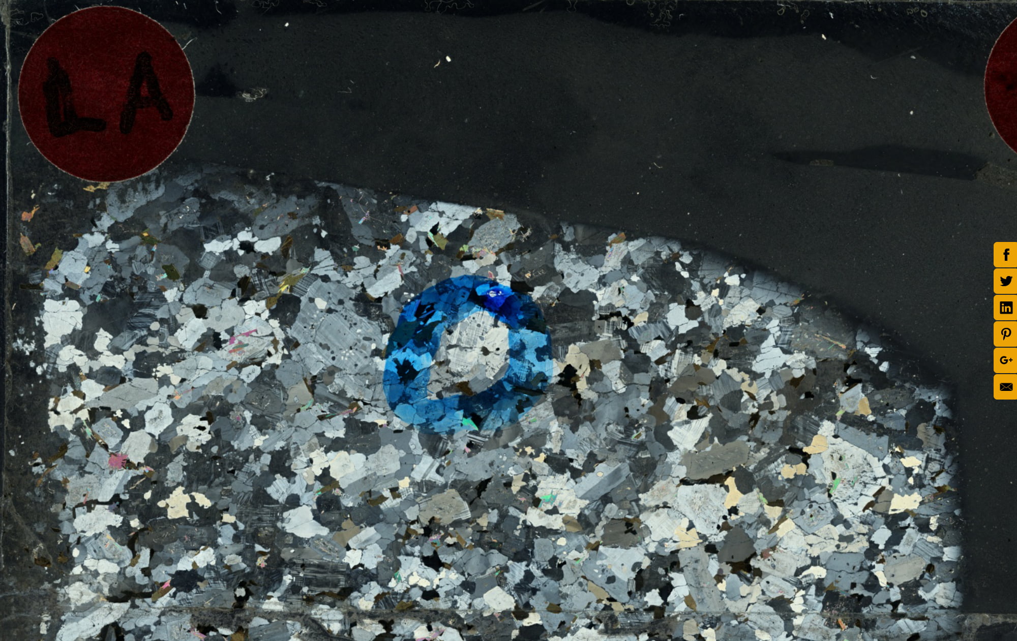 Plaid Twinning in Microcline, Crossed Polars