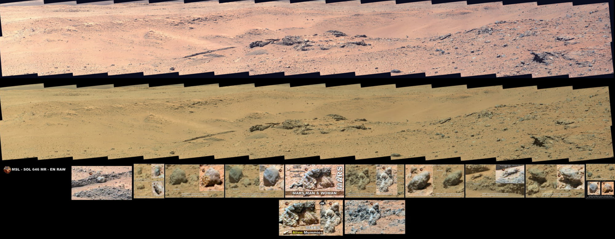 MSL SOL 646 MR (EN RAW 40) MARS LADY - Helmet, Skulls - ArtAlienTV-Gigapans