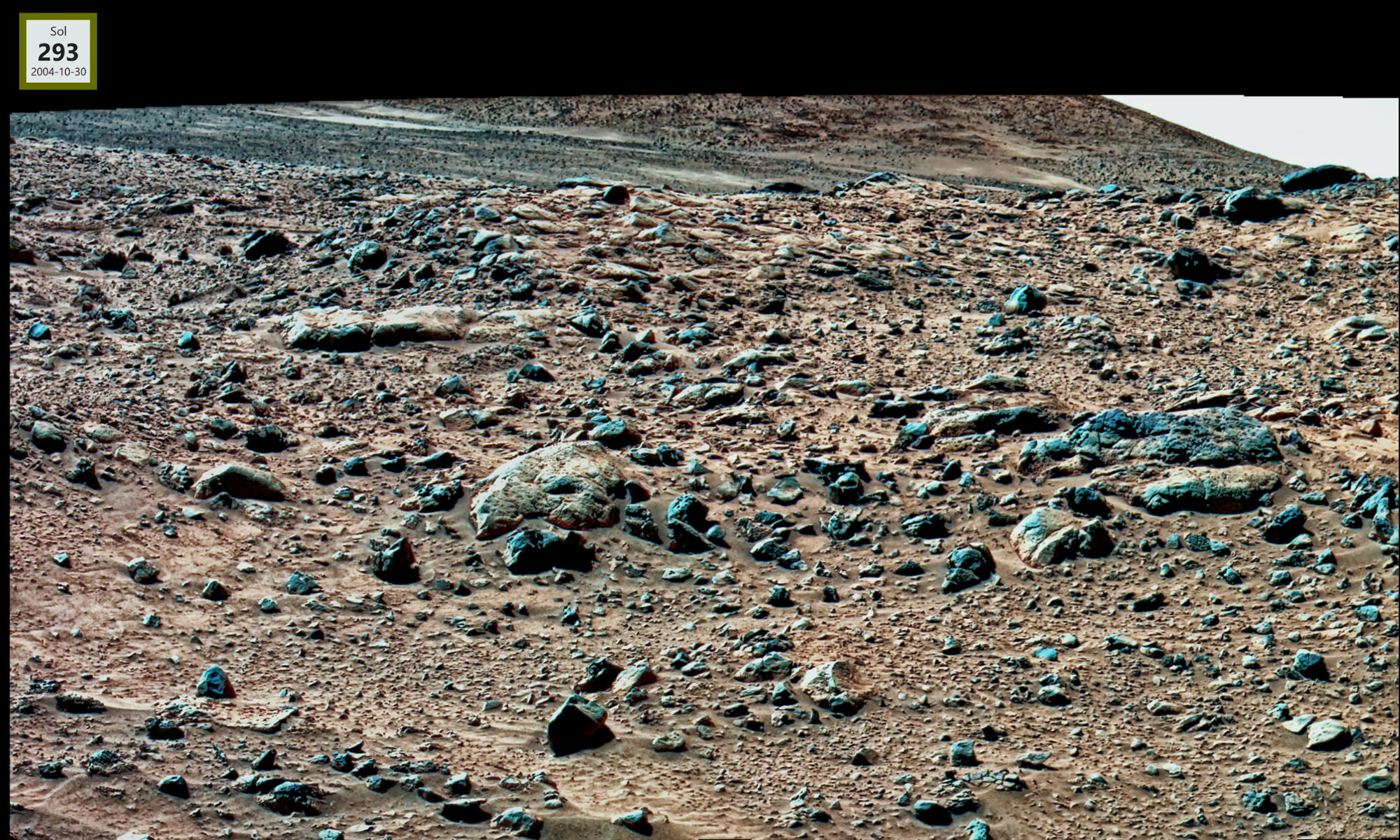 Spirit rover sol 293~6 images