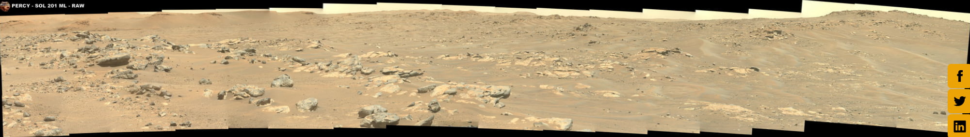 Perseverance SOL 201 ML (RAW) ArtAlienTV-Gigapans