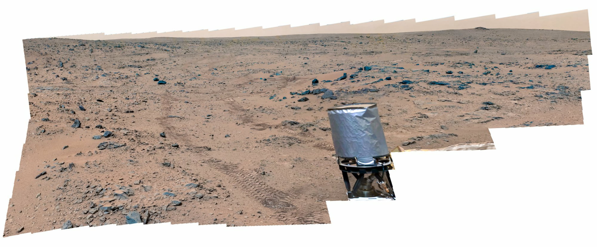 Mars Curiosity rover sol 111ML Panorama