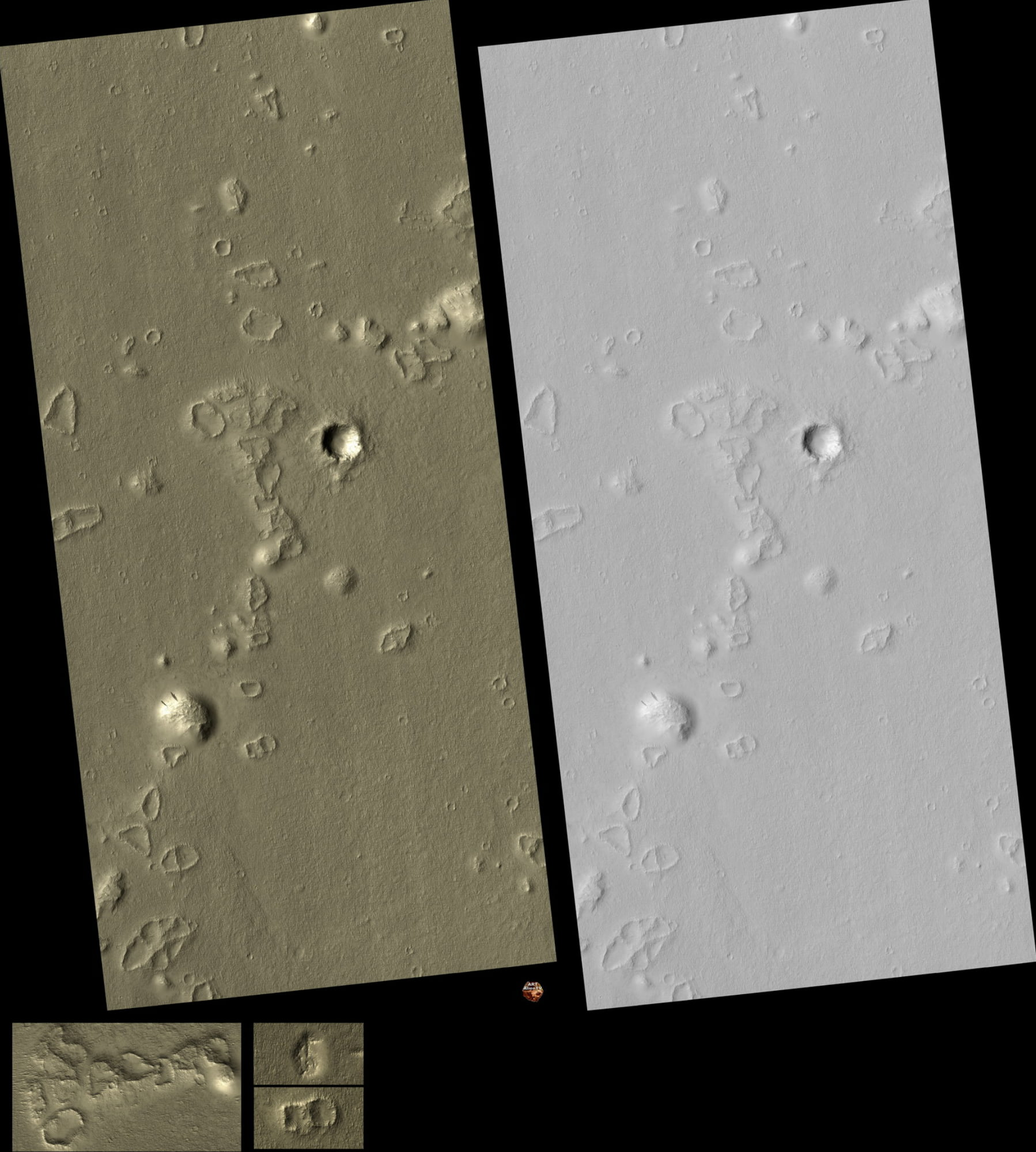 ESP_043722_2075_RED (EN RAW) Ring-Shaped Landforms between Arcadia ...