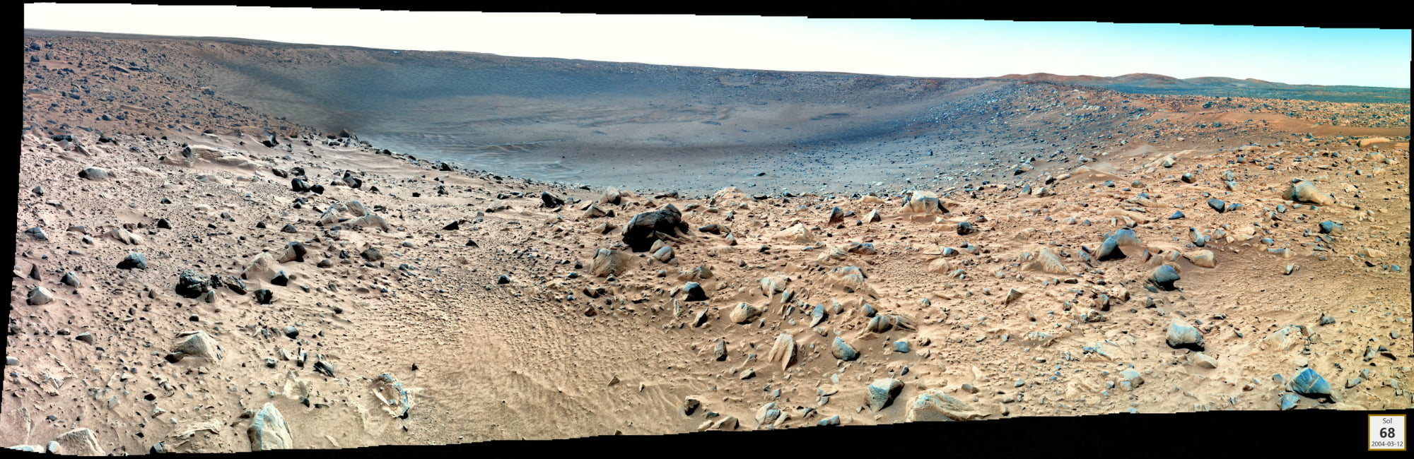 Mars Spirit rover sol 68 ~ 117 images