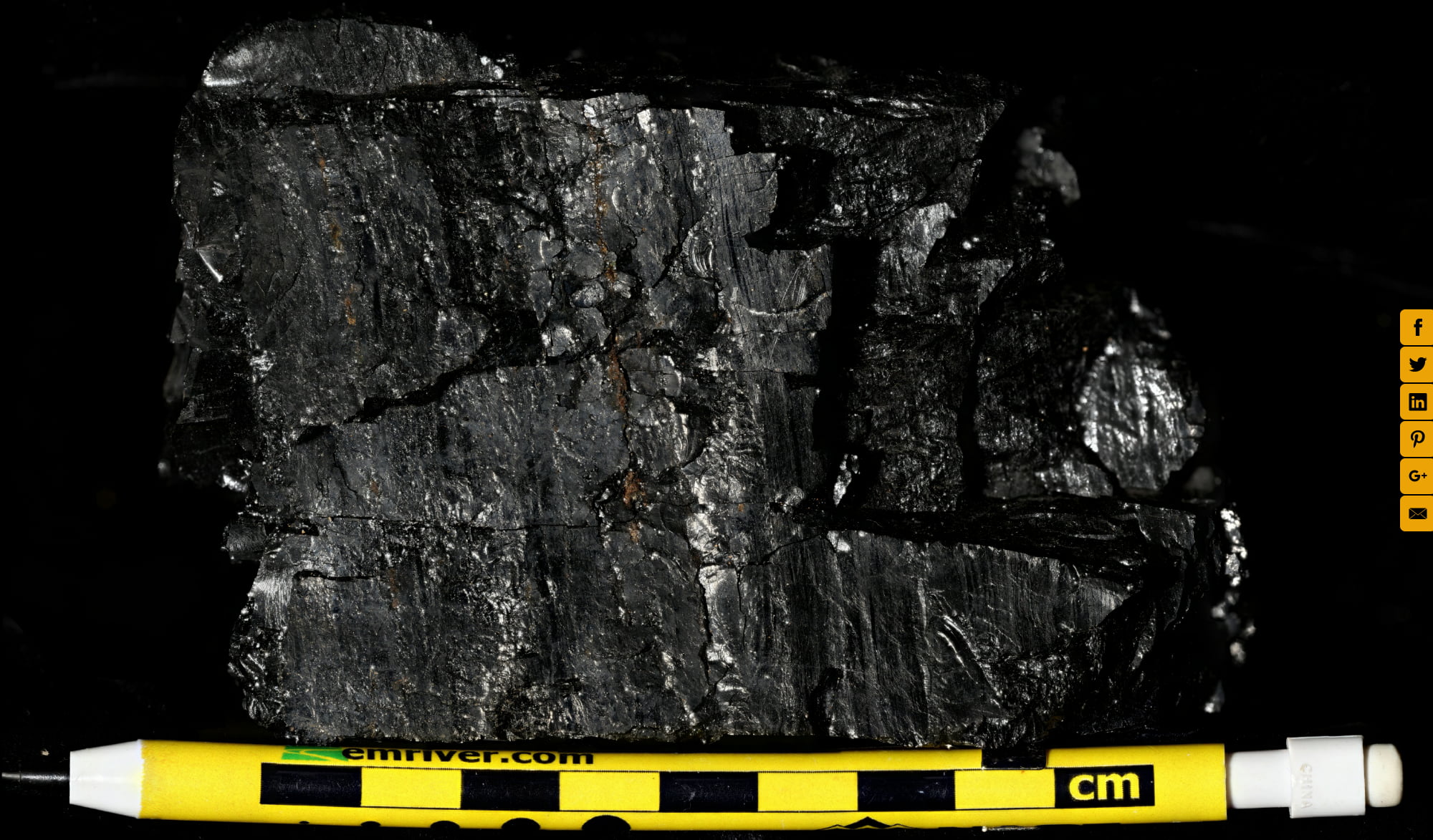 Coal, Conemaugh Formation, Corridor H, West Virginia