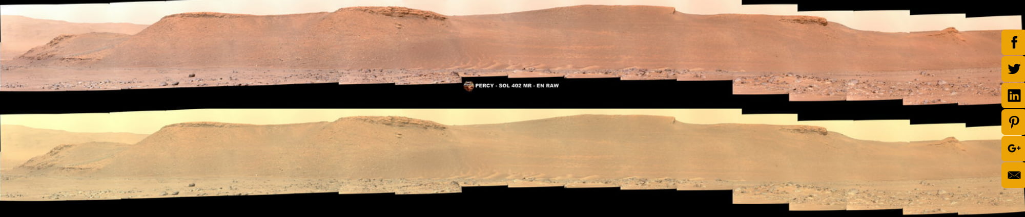 Perseverance SOL 402 MR (EN RAW) ArtAlienTV-Gigapans