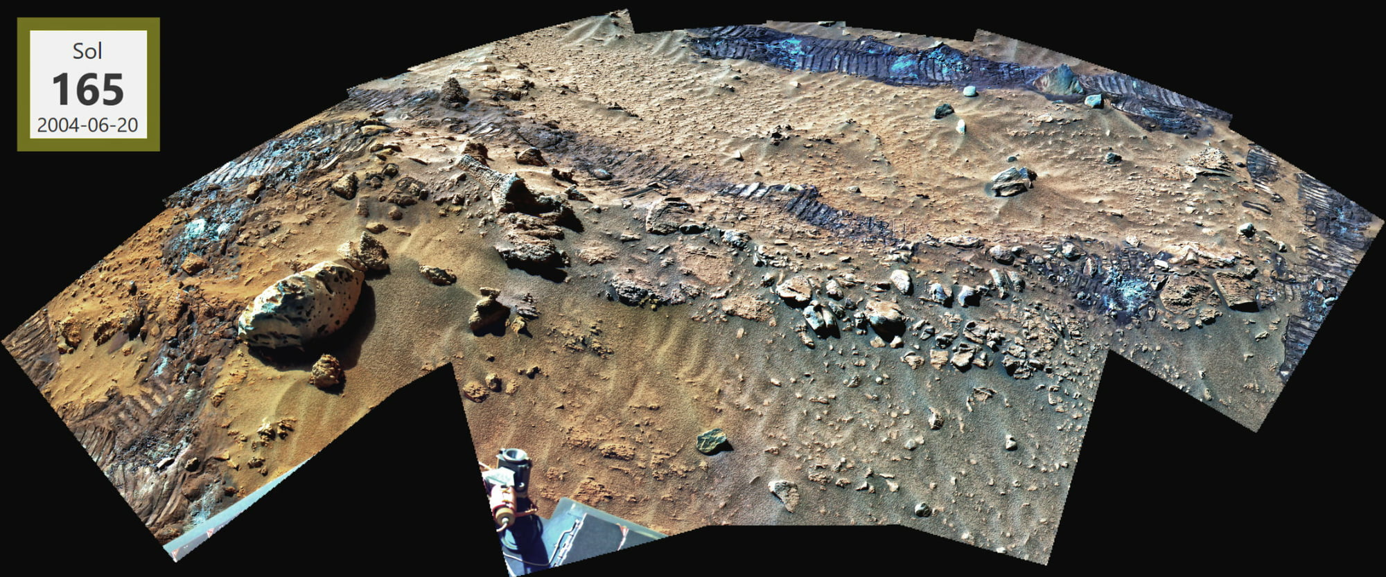 Mars Spirit rover sol 165~30 images