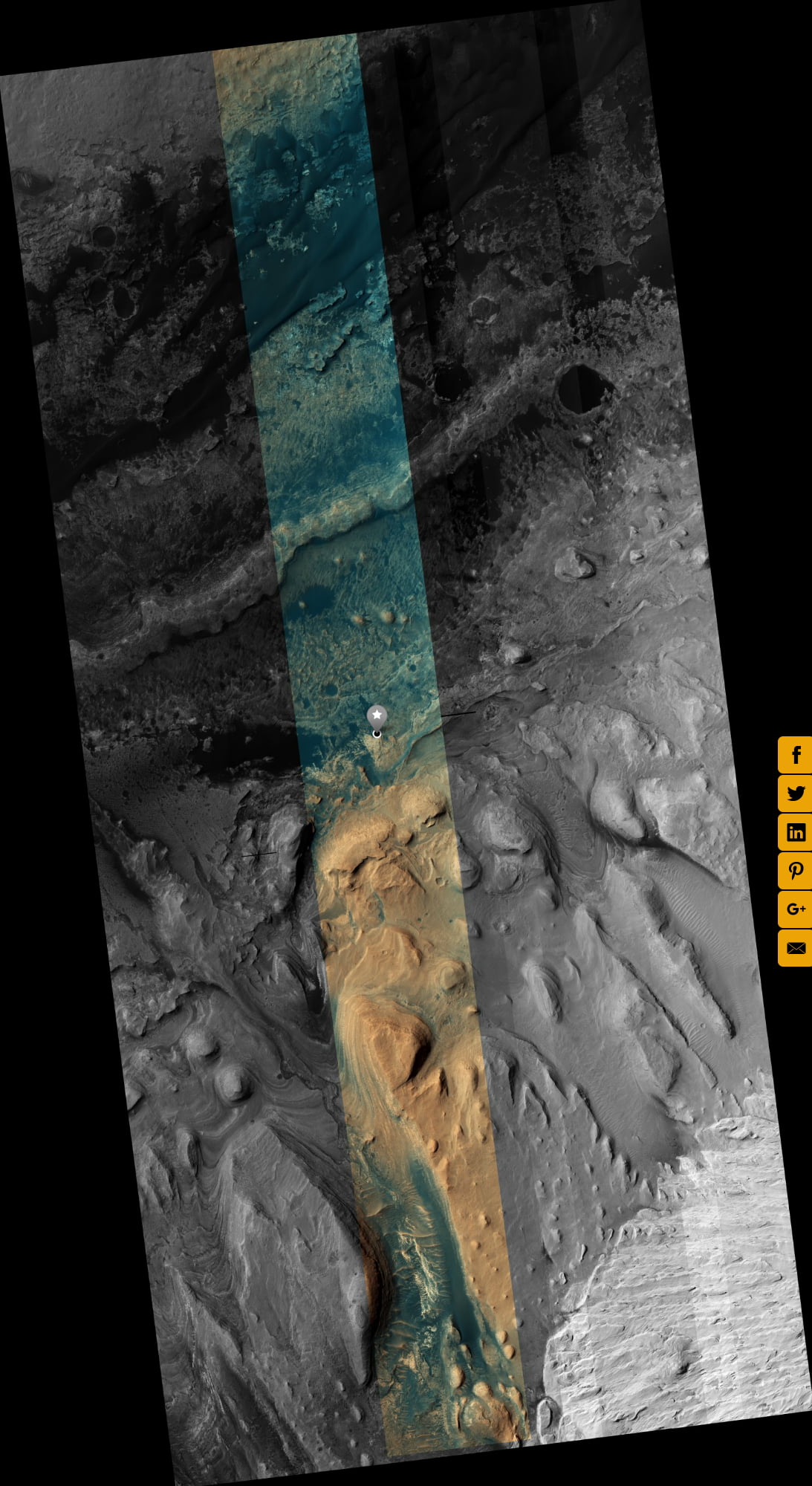 ESP_069031_1750_MRGB - Curiosity Rover Climbing Mont Mercou in Gale ...