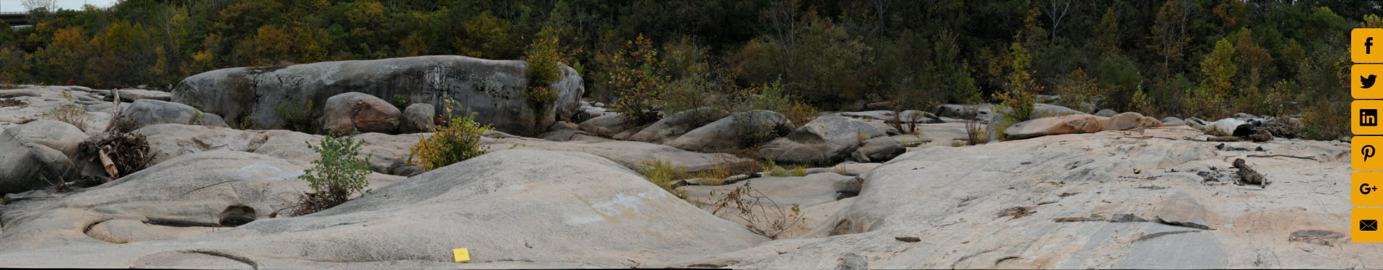 Petersburg Granite at James River State Park - Richmond, VA
