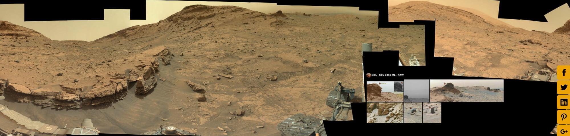 MSL SOL 3365 ML (RAW) Another Mars Sphinx - ArtAlienTV-Gigapans