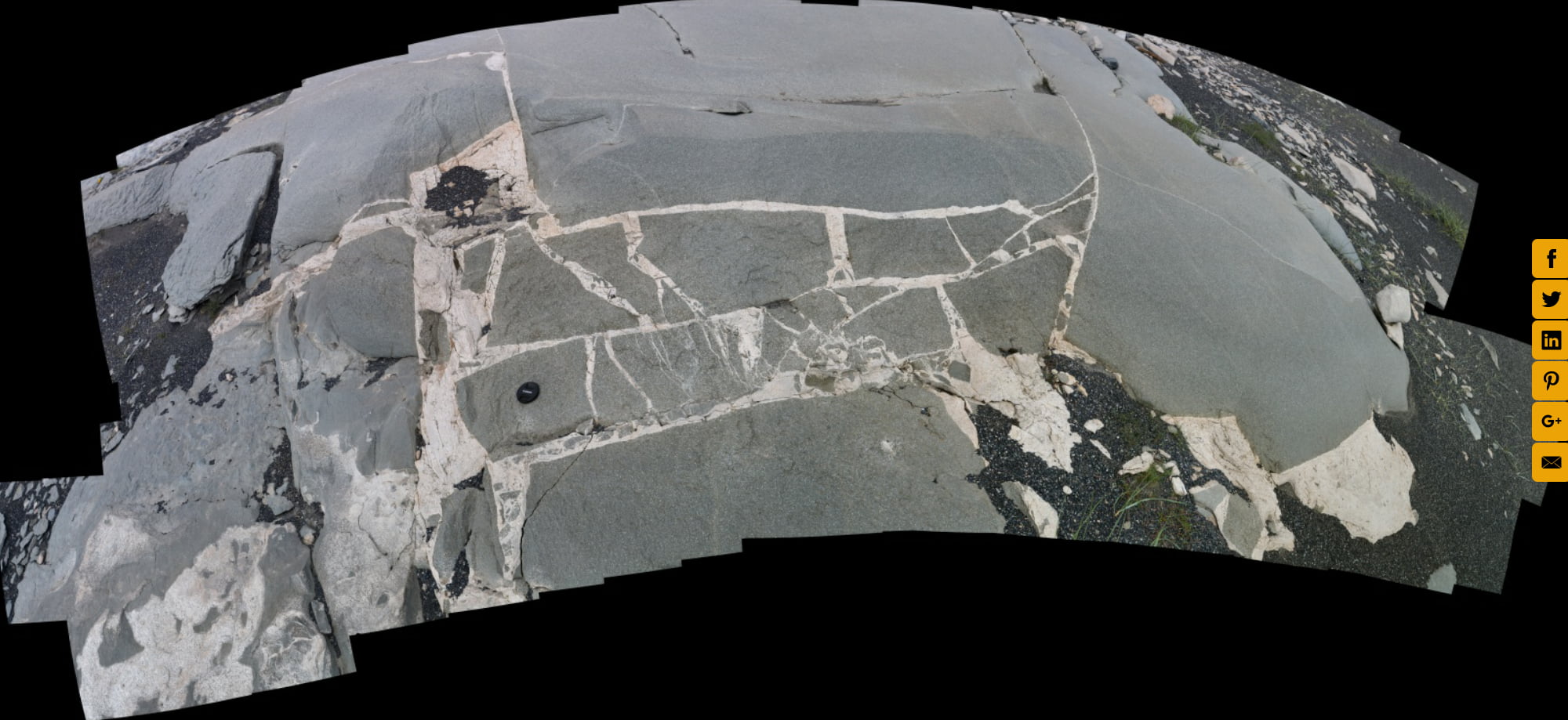 Felsite intrusion, Iceland