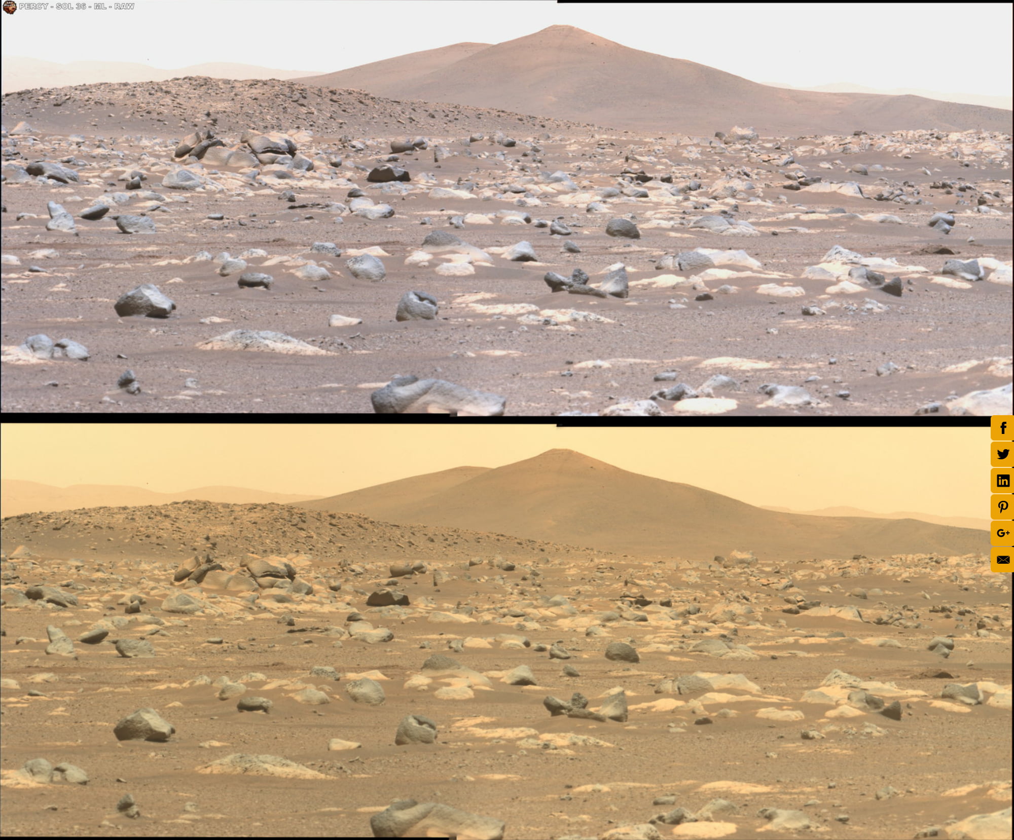 Perseverance SOL 36 ML (EN RAW) ArtAlienTV-Gigapans