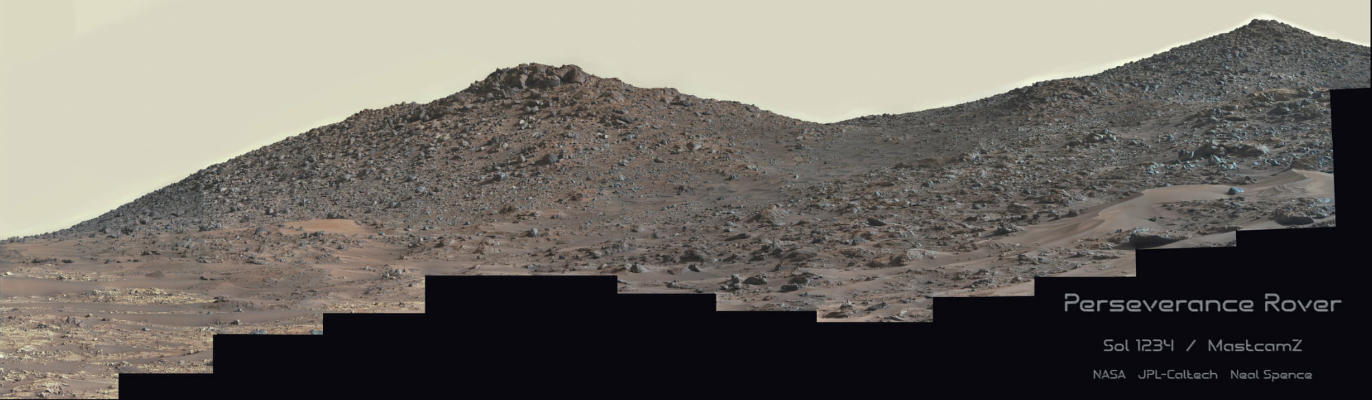 Perseverance Rover - Sol 1234 - MastcamZ